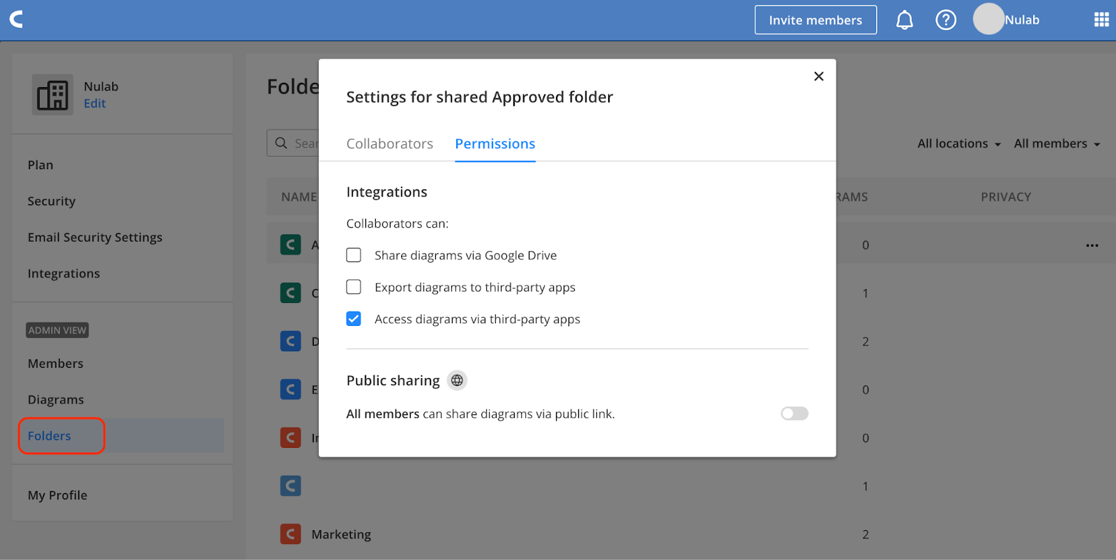 Cacoo 101: Security settings – FAQs & Technical Support | Nulab