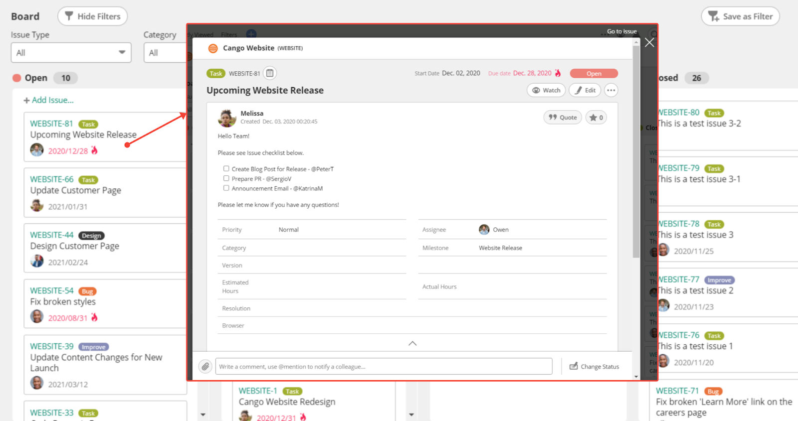 Backlog 101: Project board – FAQs & Technical Support | Nulab