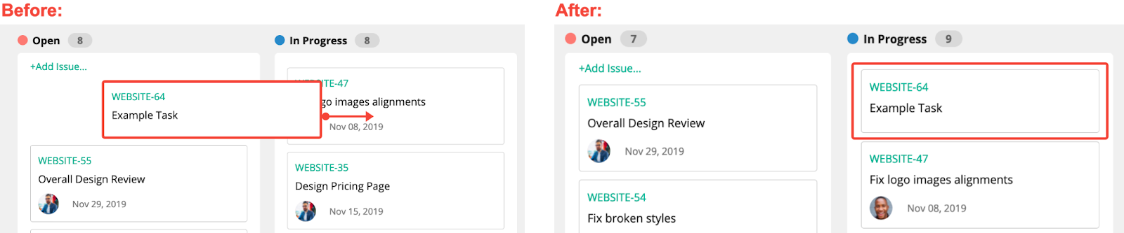 Backlog 101 Project Board Faqs And Technical Support Nulab