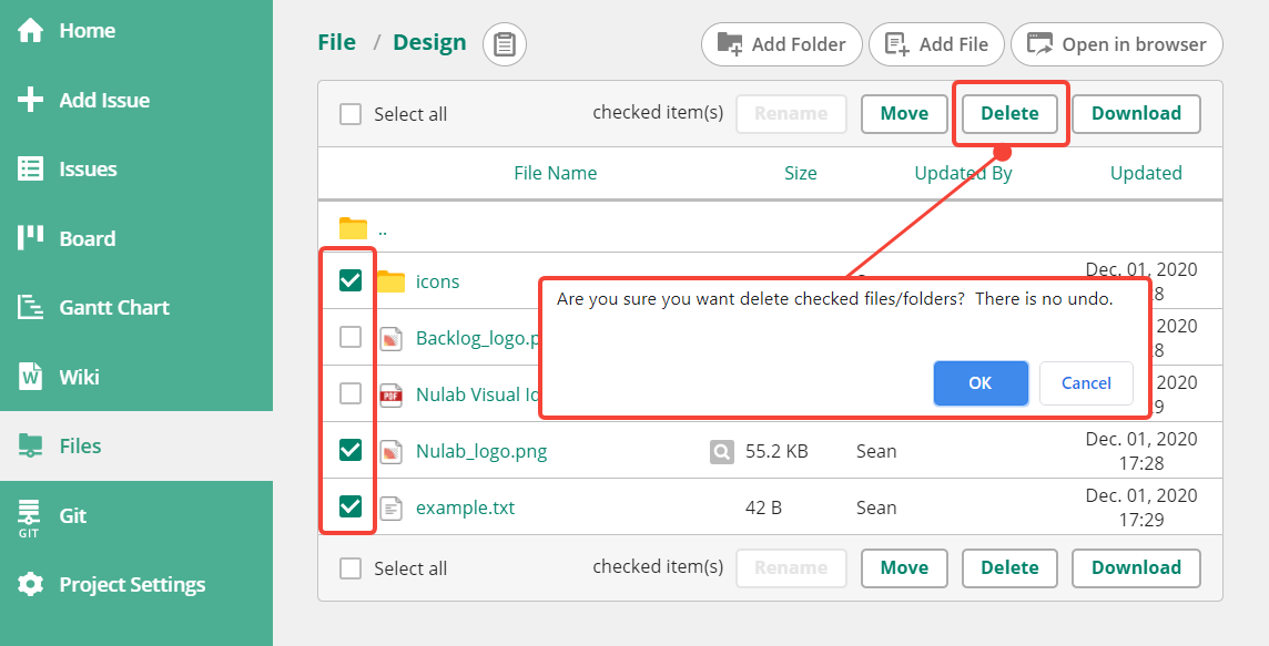 How To Manage Project Files And Folders In Backlog Faqs And Technical