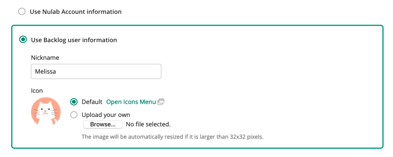 How To Update Your Personal Settings In Backlog Faqs And Technical Support Nulab